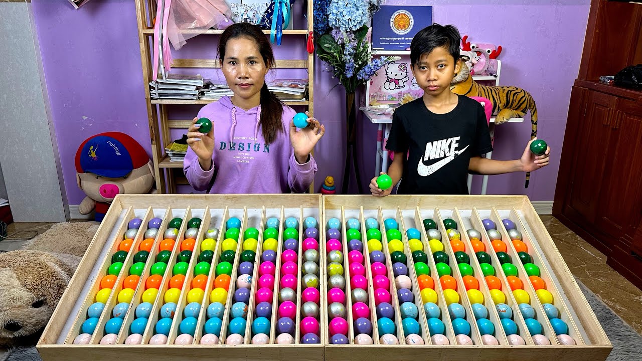 Best Game Puzzle Sort Ball Challenge With My Son Who Is Faster - YouTube