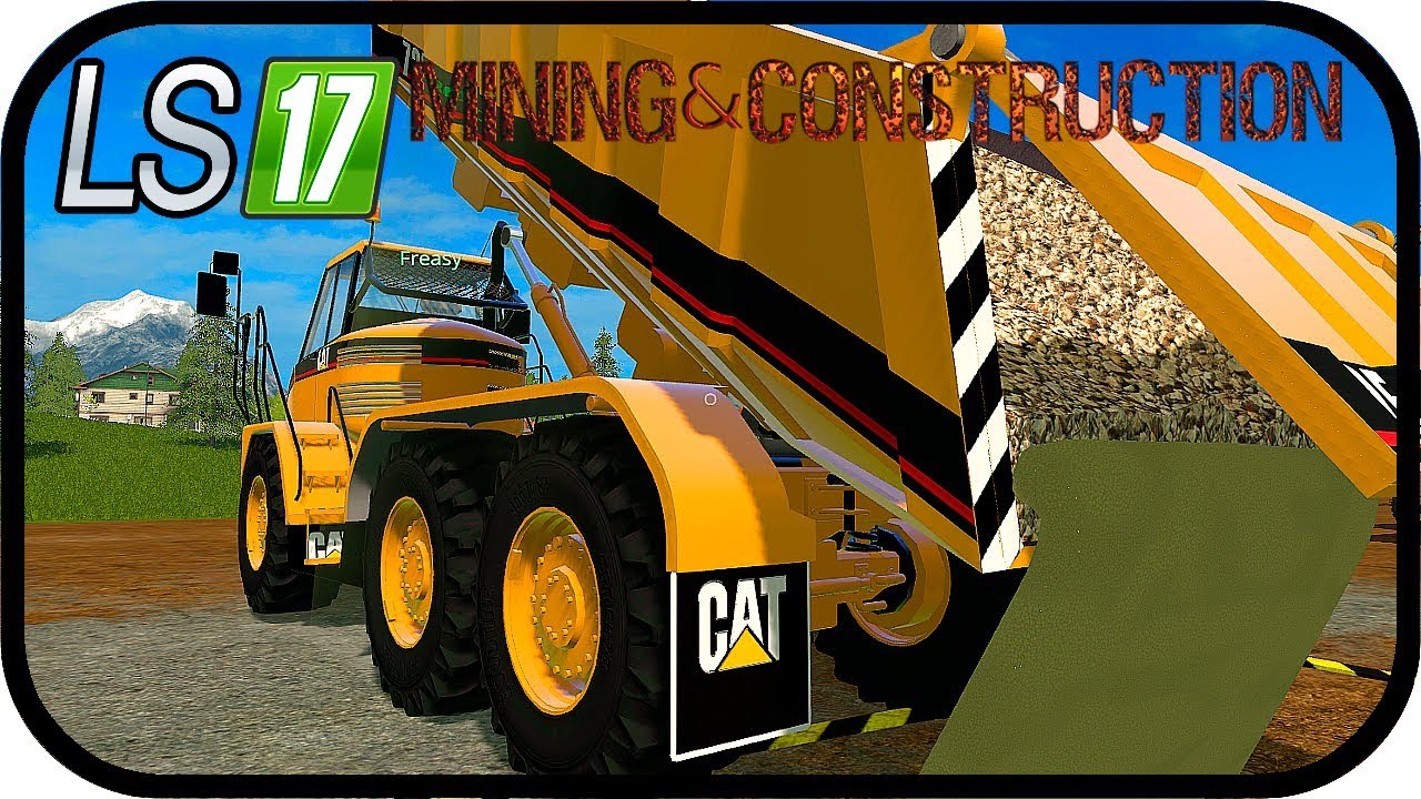 LS17 Mining & Construction Economy V1 - Bald neue CAT Fahrzeuge #066 ...