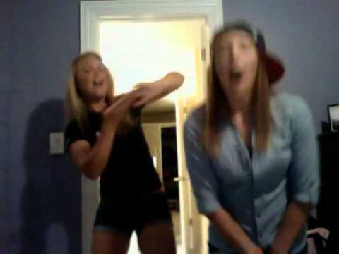two white girls dance to WOP - YouTube
