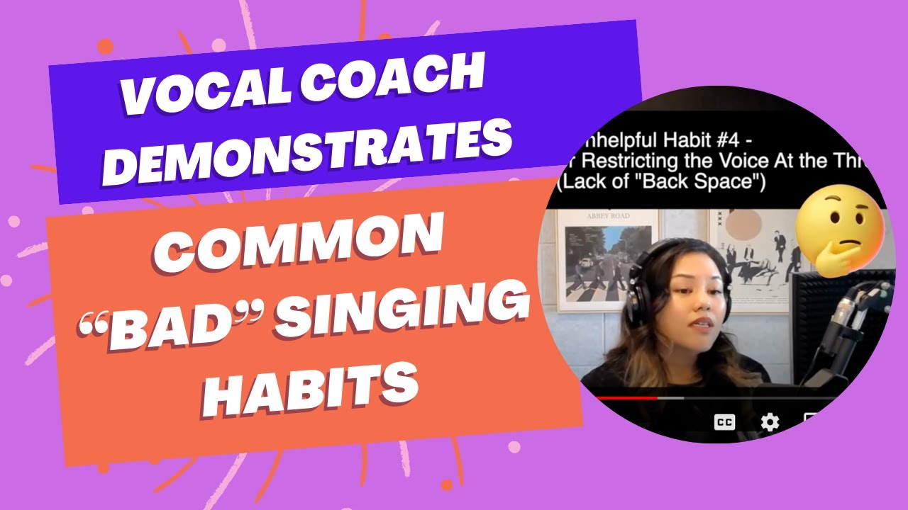 6 "Bad" Vocal Habits That Can Impact Your Singing - YouTube