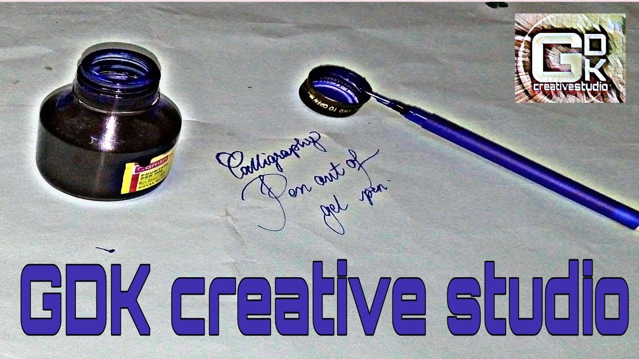 How To Make A CALLIGRAPHY Pen At Home YouTube How To Make A CALLIGRAPHY Pen At Home YouTube