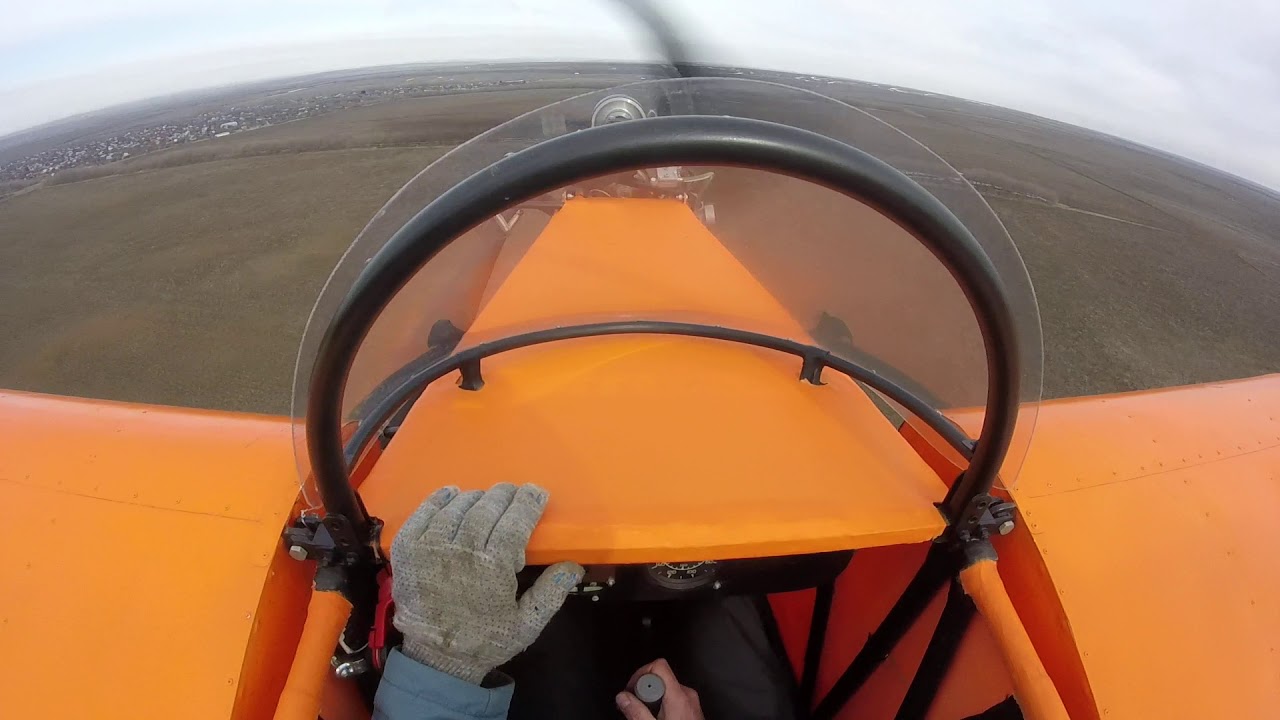 Pchelka-2 light plane, flight 2020 - YouTube