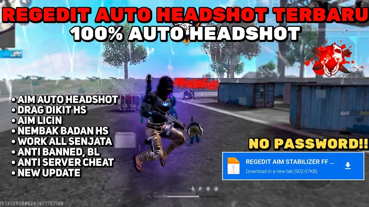 UPDATE‼️REGEDIT VIP AUTO HEADSHOT - REGE FF TERBARU COCOK BUAT ISIAN AIM AUTO MERAH CUY - YouTube