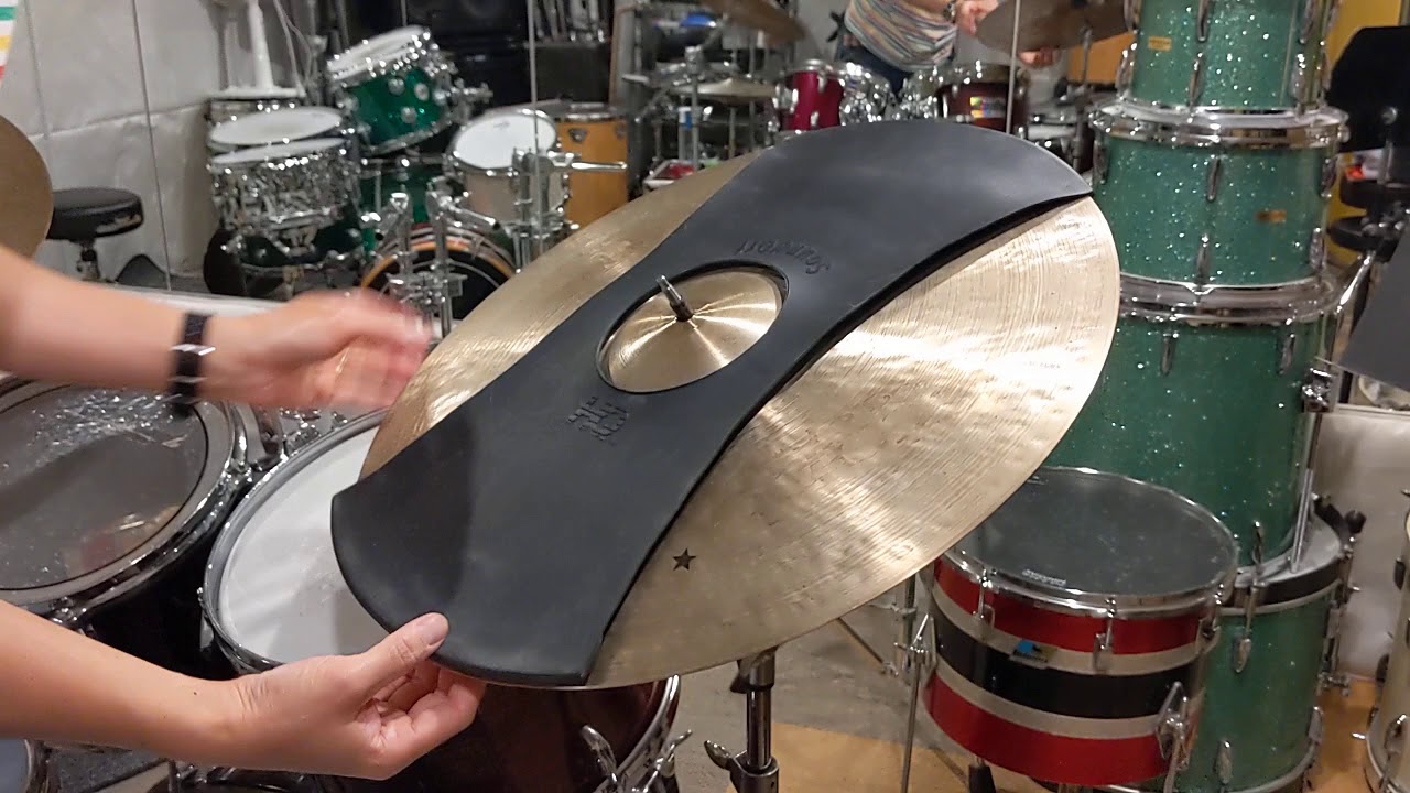 EVANS / SO-22RIDE 22" シンバルミュート22インチ用 - YouTube