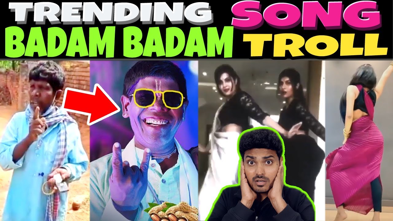 New Trending viral song Badam🤣Badam Dada😂Kacha Badam memes 🤣| Viral Men ...