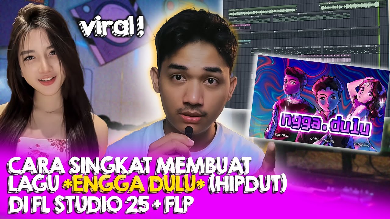 CARA MEMBUAT LAGU HIPDUT *ENGGA DULU, DJ TIKTOK VIRAL JUTAAN VIEWS (FL ...