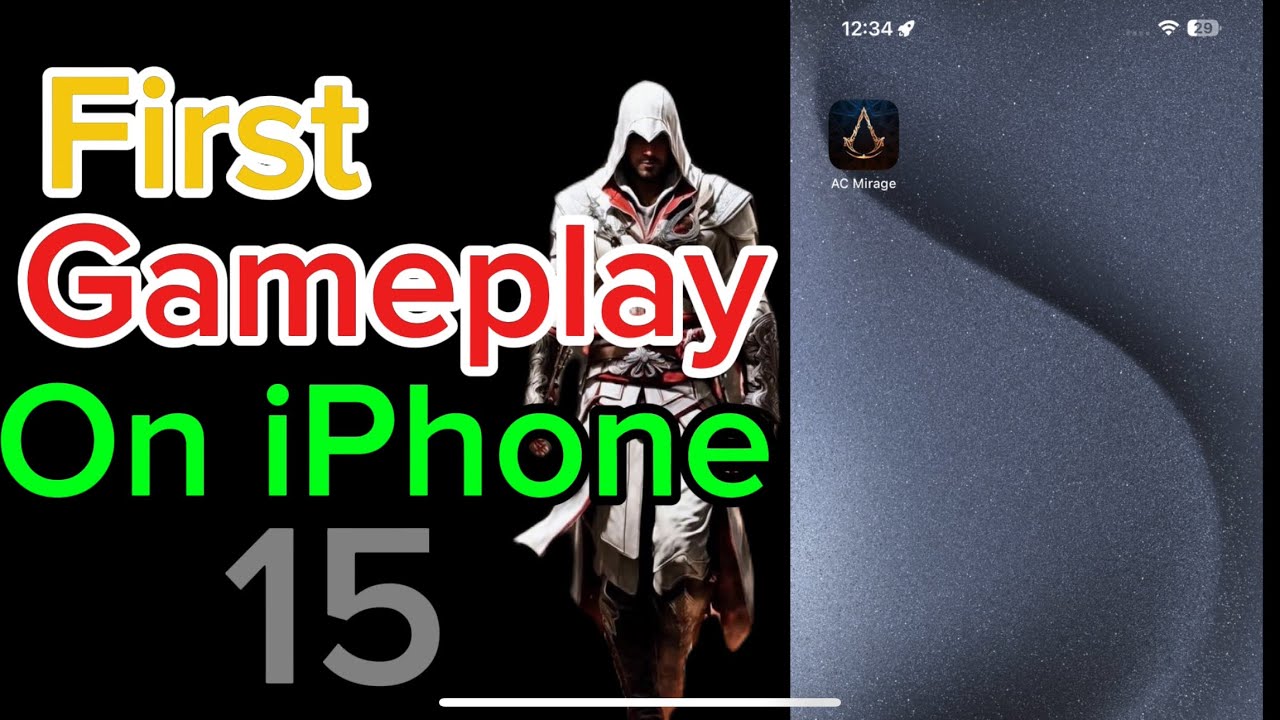 Gameplay of assassin creed on iOS. Like and comment for more missions ...