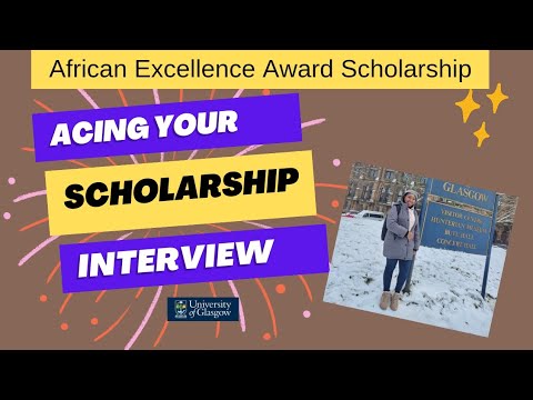 African Excellence Award Scholarship Interview Preparation | Slower - YouTube