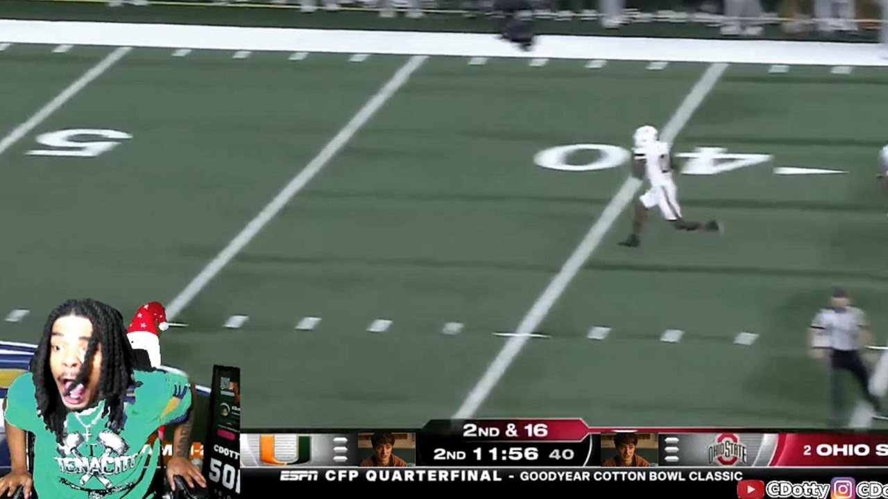 Miami Bettor LIVE Reaction To HECTIC Cotton Bowl vs Ohio State!! 2025 ...