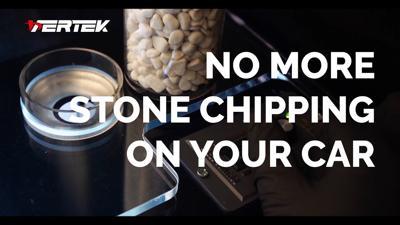 Gravelometer Test Vertek Paint Protection Film PPF - YouTube