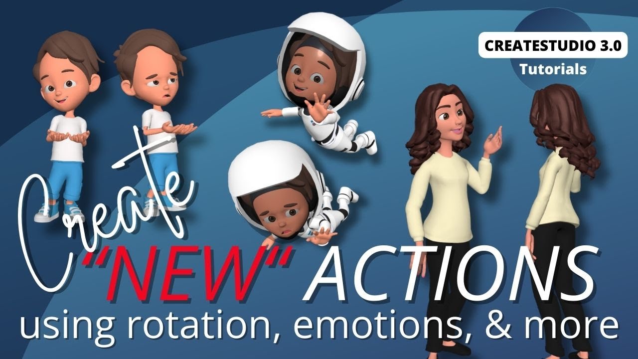 CreateStudio: Create "New" Actions (Tutorial) - YouTube