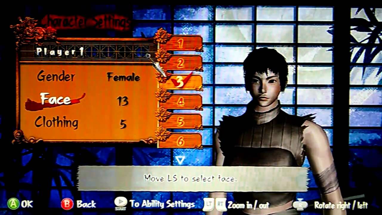 Tenchu Z Character Tutorial - YouTube