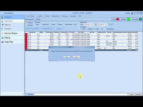 How to reopen posted transaction - YouTube