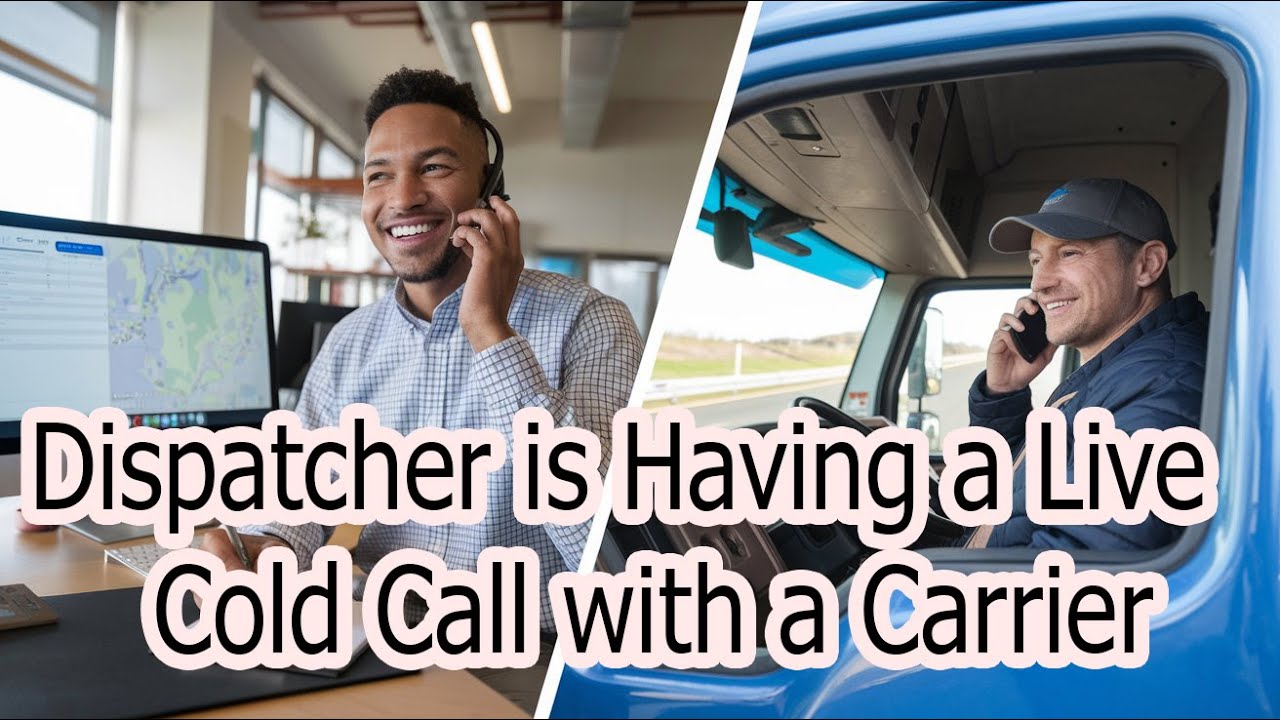 Dispatcher is Having a Live Cold Call with a Carrier - Usa Truck ...