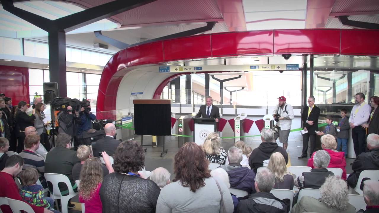 Butler Extension Project - Butler Station opening day - YouTube