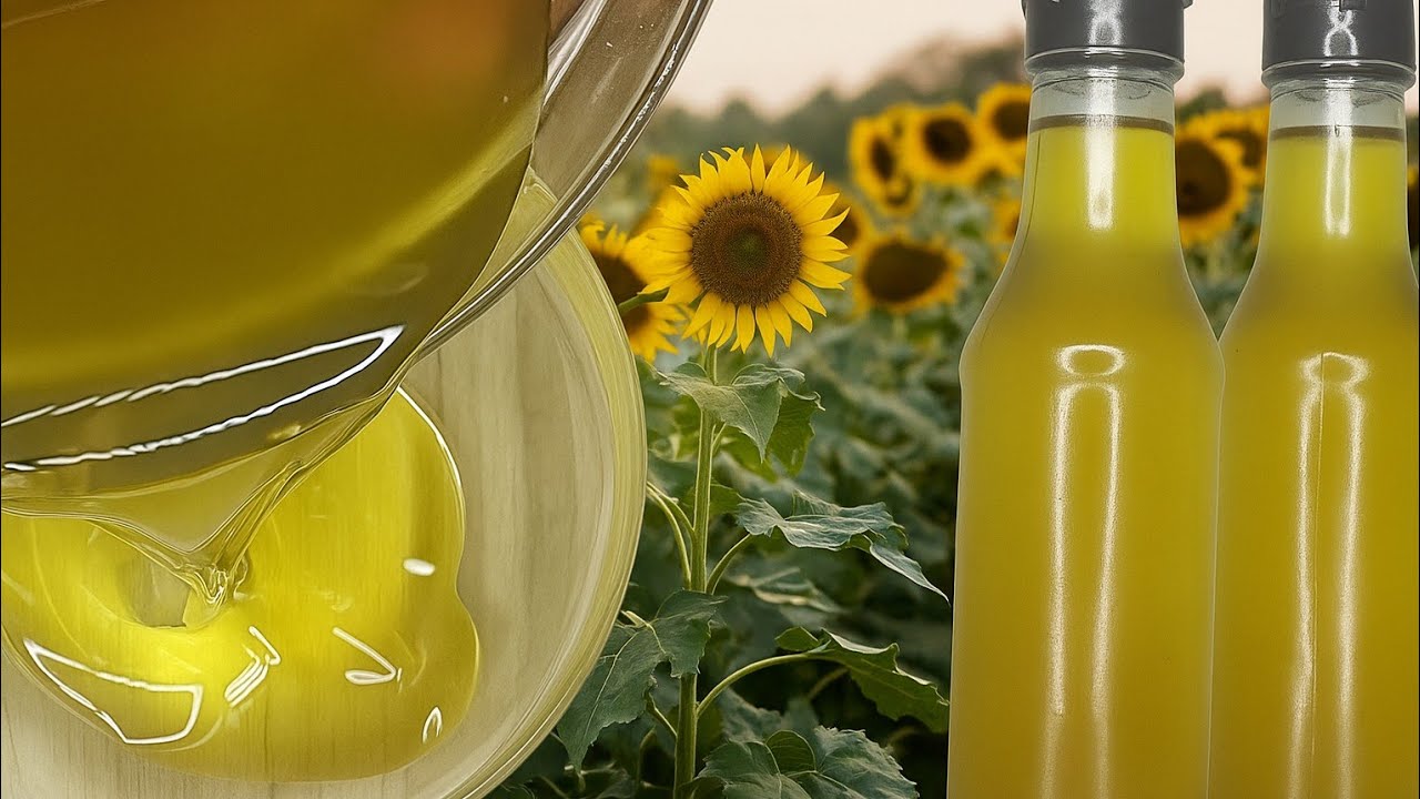 How to Make Sunflower Oil at Home | Pure Cold-Pressed Oil Extraction ...