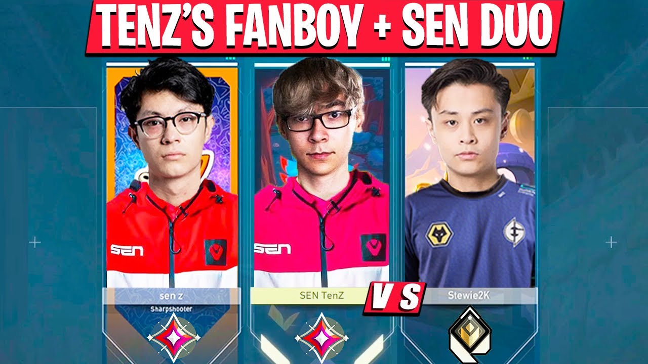 SEN TenZ & SEN Zekken Met TenZ's Fanboy Vs Stewiek2 & DSG Exalt In ...