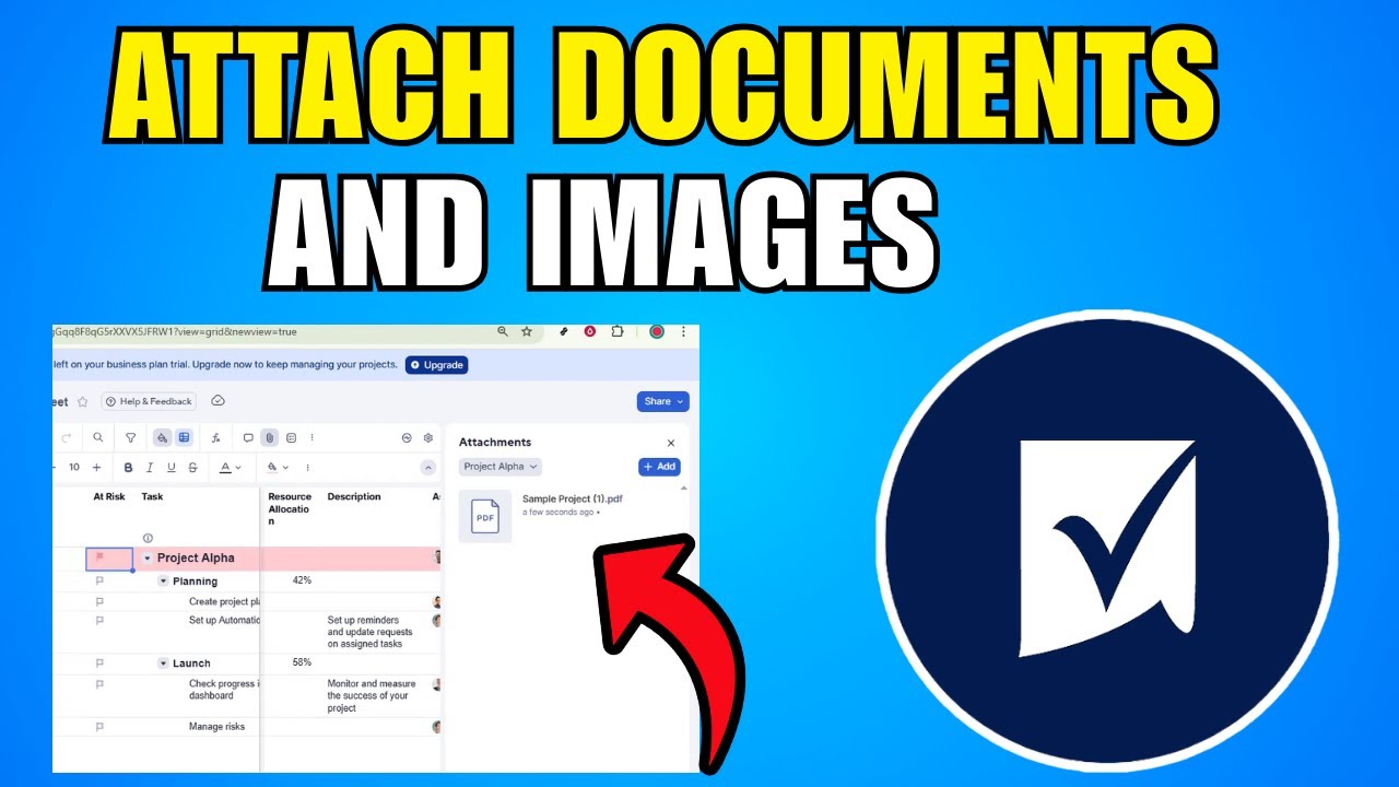 How To Attach Documents And Images In Smartsheet (2026) (Best Method ...