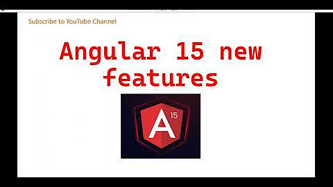 Angular 15 Tutorials for beginners - YouTube