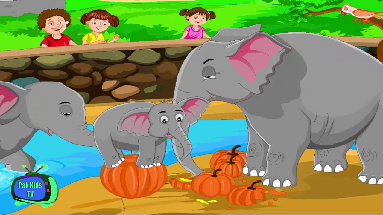 Elephant Song | Elephant Rhymes | Nursery Rhymes for Kids | Elephant ...