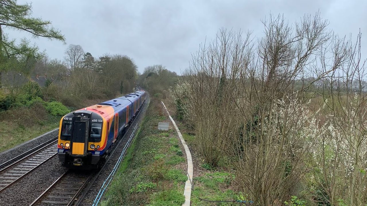 Class 450 Desiro | 450104 | South Western Railway - YouTube