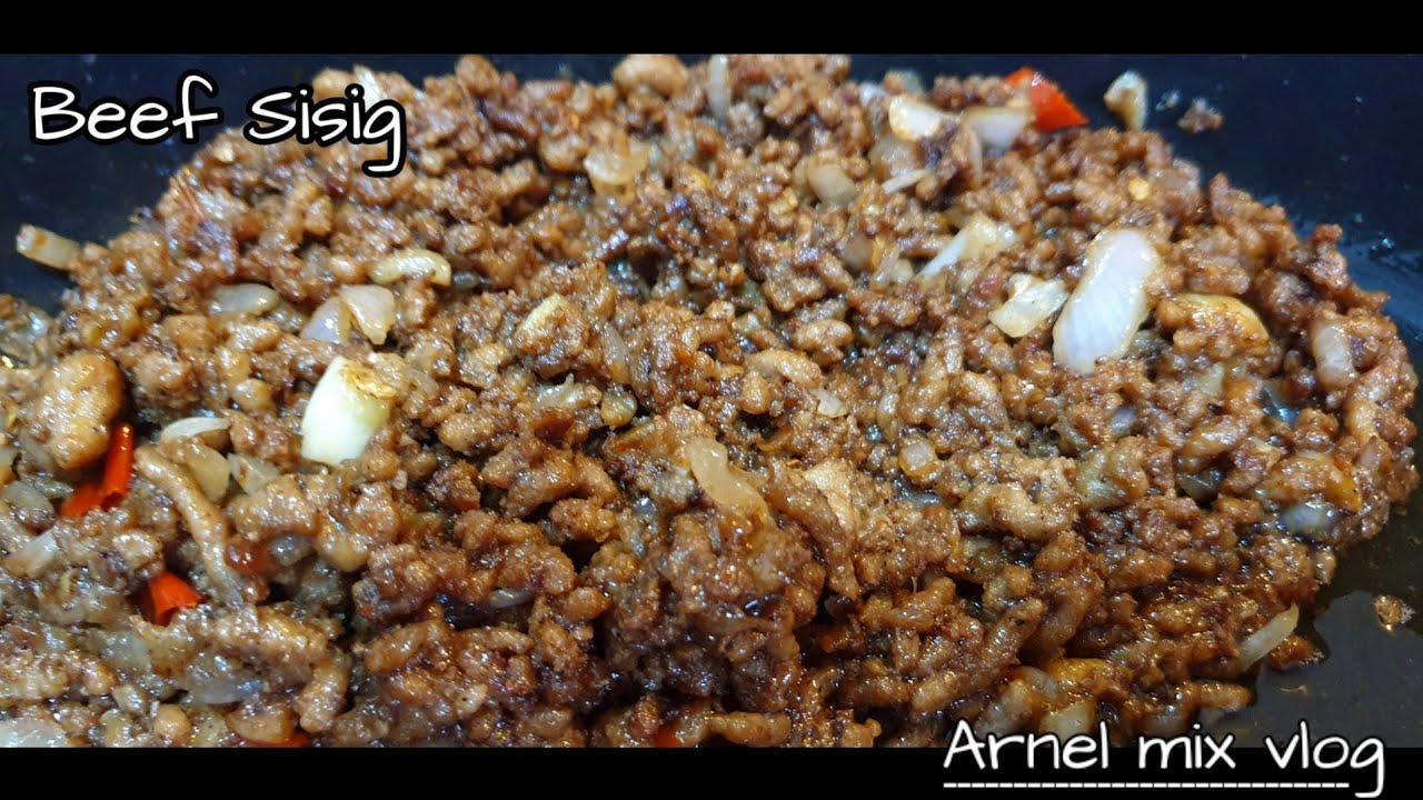 How to Cook Beef Sisig | How to Make Sisig | beef recipe ...