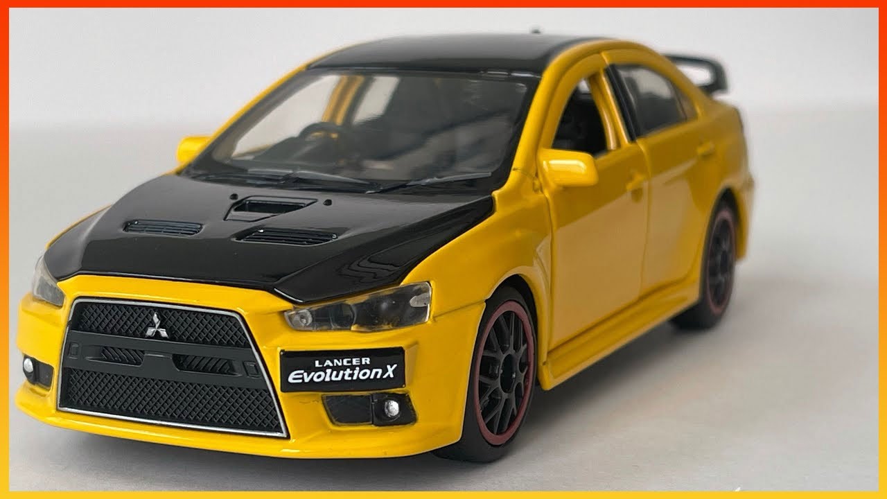 Unboxing Of Mitsubishi Lancer Diecast Model | Sports diecast car ...