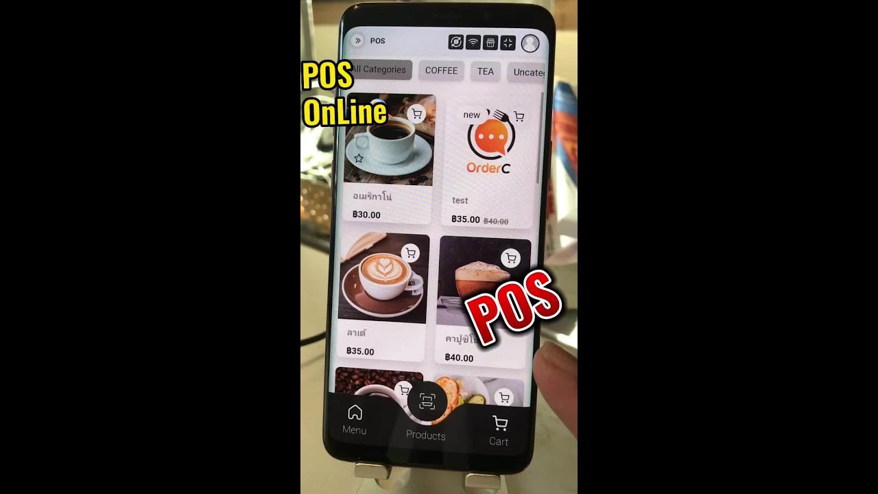 รีวิว การใช้งาน ระบบร้านอาหาร OrderC POS บนมือถือ สำหรับเจ้าของกิจการ ...