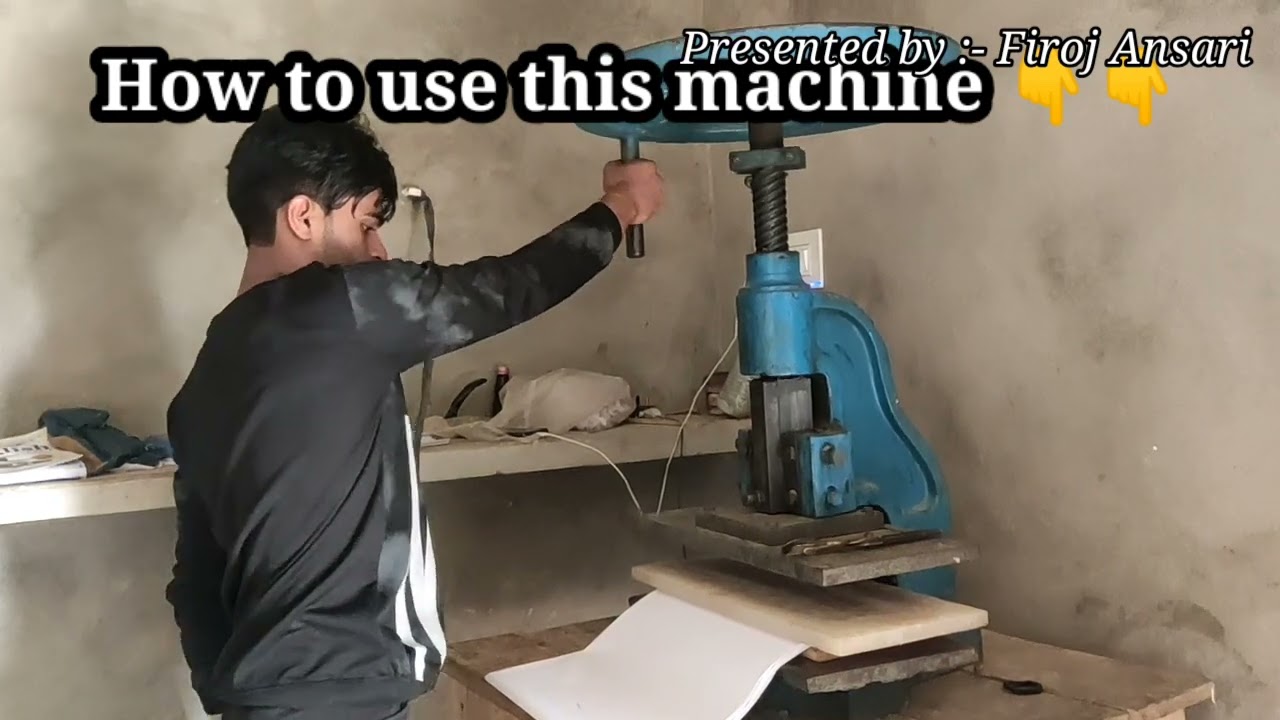 manual collar cutting machine|| collar cutting machine || collar katne ...
