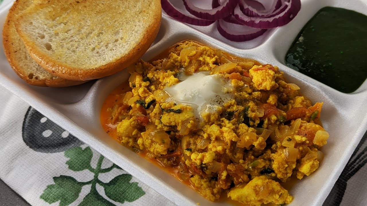 Paneer Bhurji | Scrambled Paneer - YouTube
