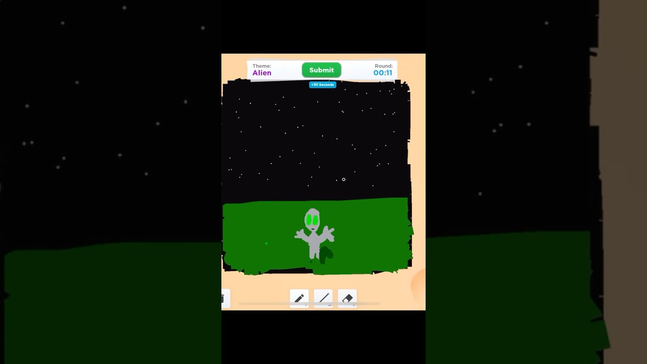 Roblox speed draw noob draws an alien - YouTube