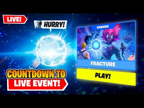 🔴 Live | Fortnite Fracture Event Countdown | LIVE EVENT NOW | Charity ...