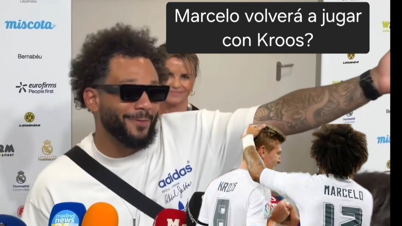 MARCELO TRAS EL PARTIDO DE LEYENDAS DEL REAM MADRID - YouTube