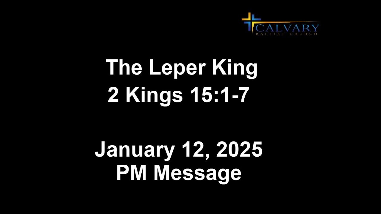The Leper King - YouTube