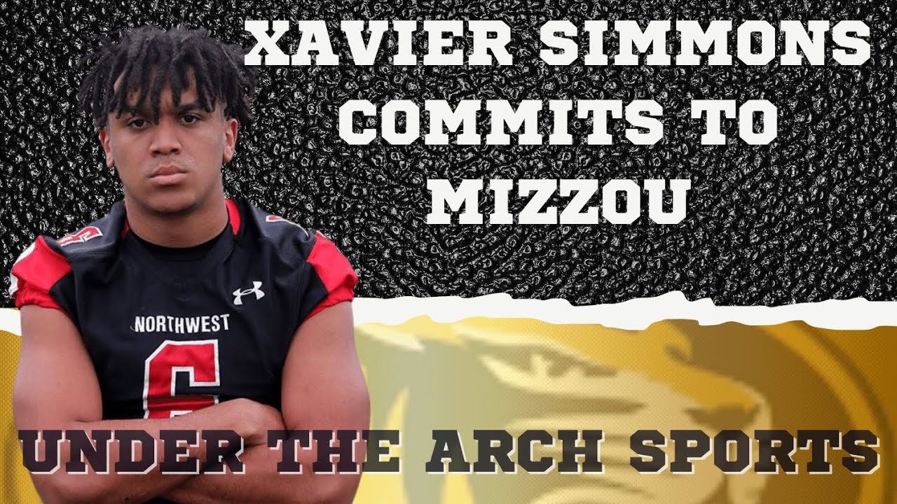 Xavier Simmons Commits to Mizzou - YouTube