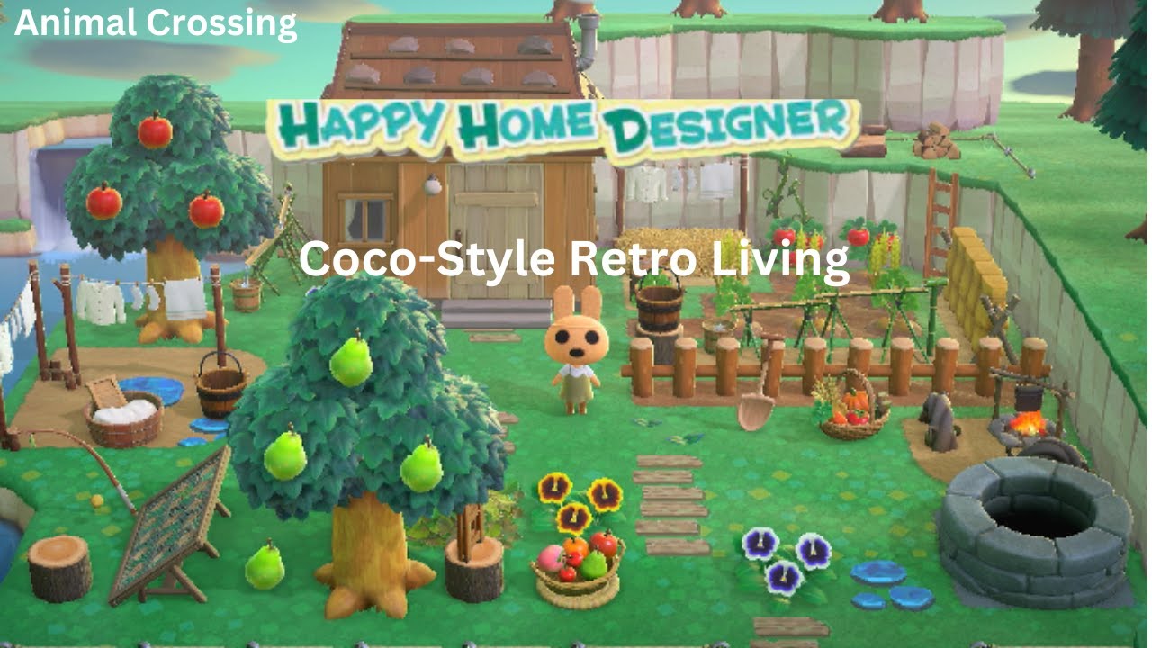 Coco-Style Retro Living! Animal Crossing New Horizons, Happy Home ...