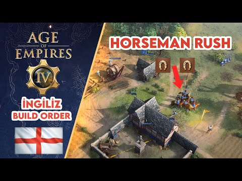 İngilizler İle Horseman Rush Build Order - Age of Empires 4 Türkçe