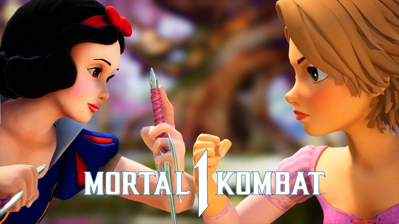Mortal Kombat 1 - Snow White Vs Rapunzel - YouTube