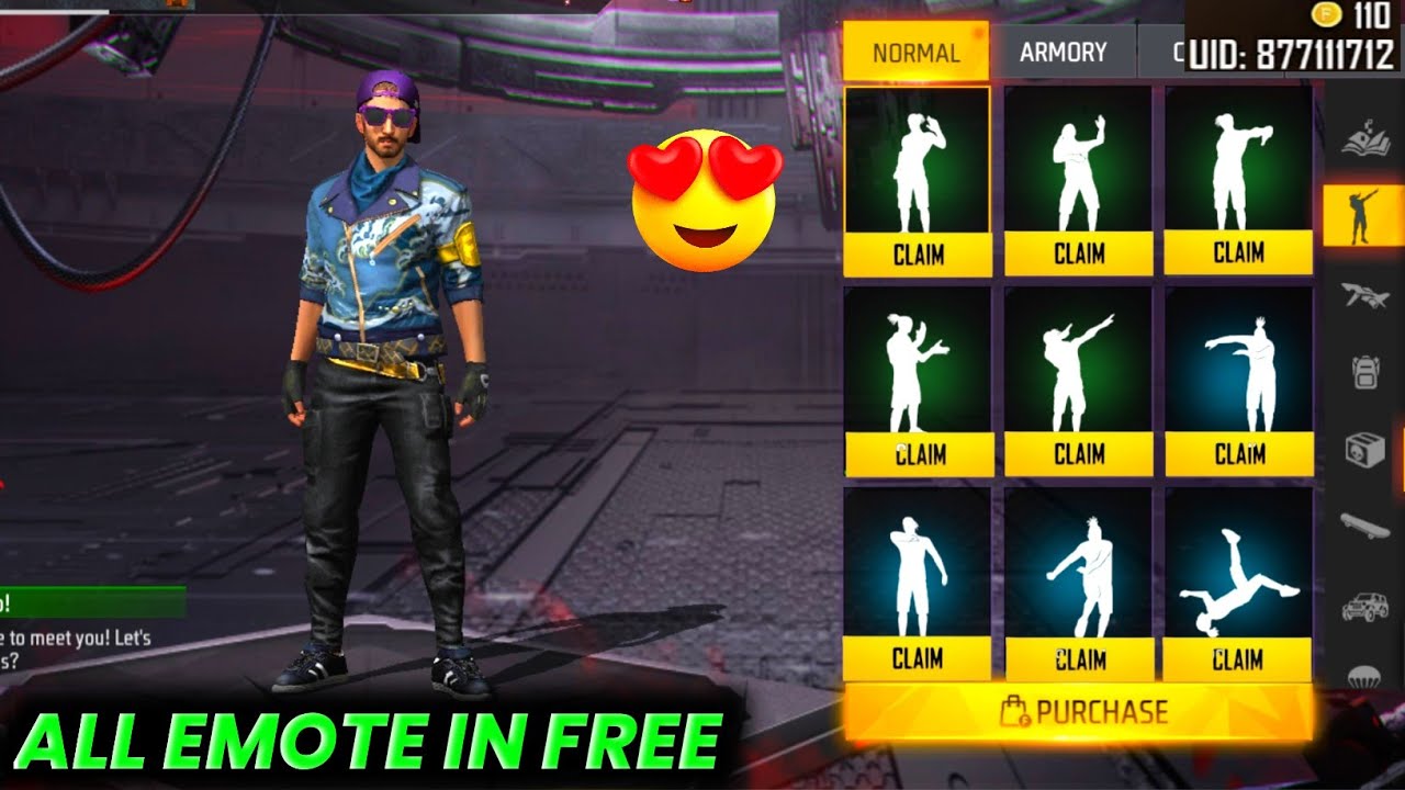 ALL EMOTE IN FREE 🤑? | FF NEW UPDATE | FF NEW EVENT | TONIGHT UPDATE ...