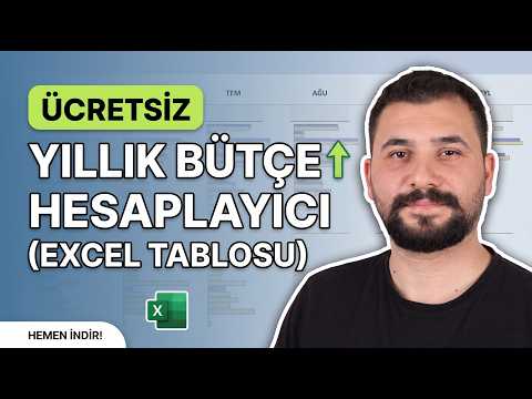 Excel Yıllık Bütçe Tablosu ve Gelir Gider Takibi [Ücretsiz Şablon]
