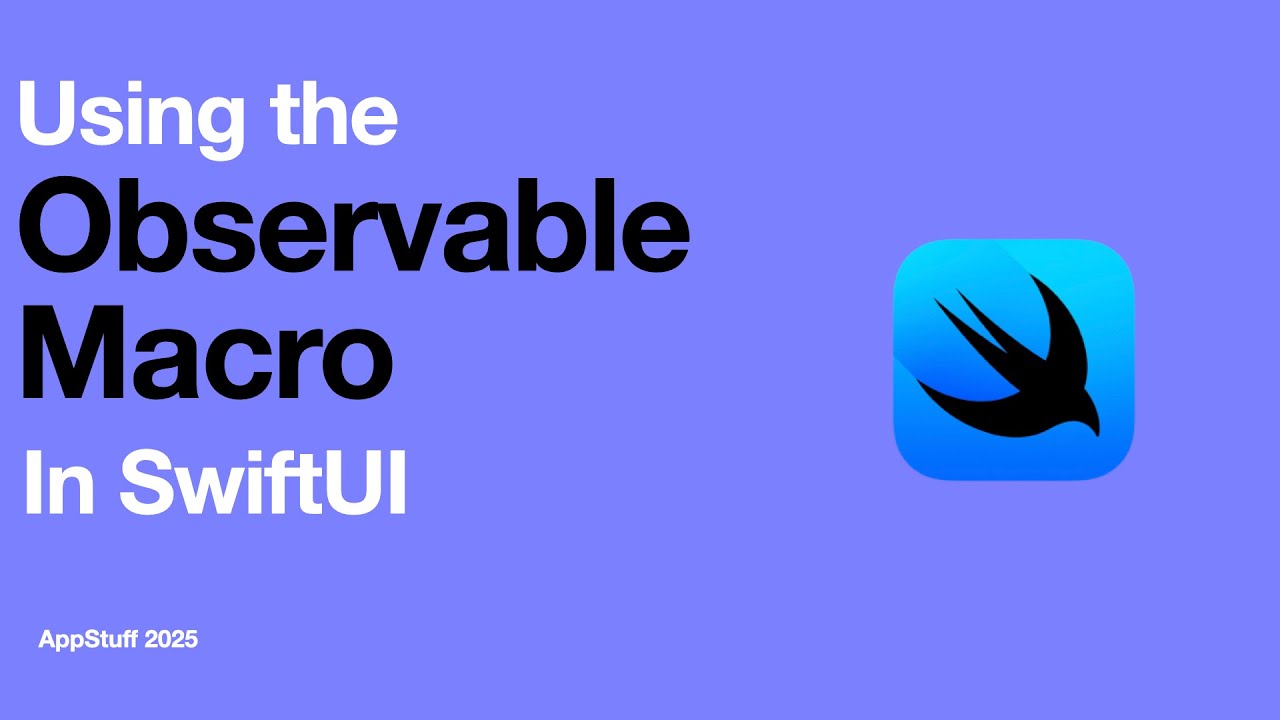 STOP Using Published in SwiftUI! The Observable Macro Changes EVERYTHING! - YouTube