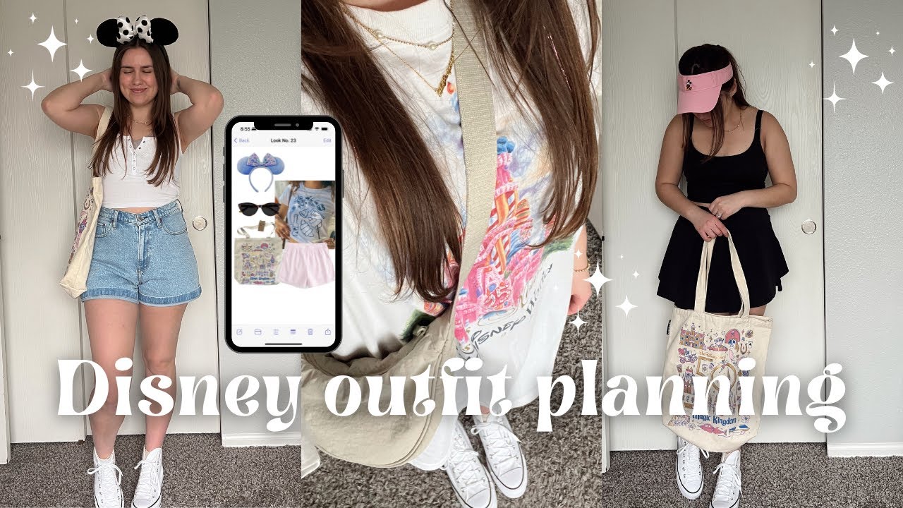 HOW I PLAN MY DISNEY OUTFITS 🎀 (+ trying on spring outfit ideas!) - YouTube