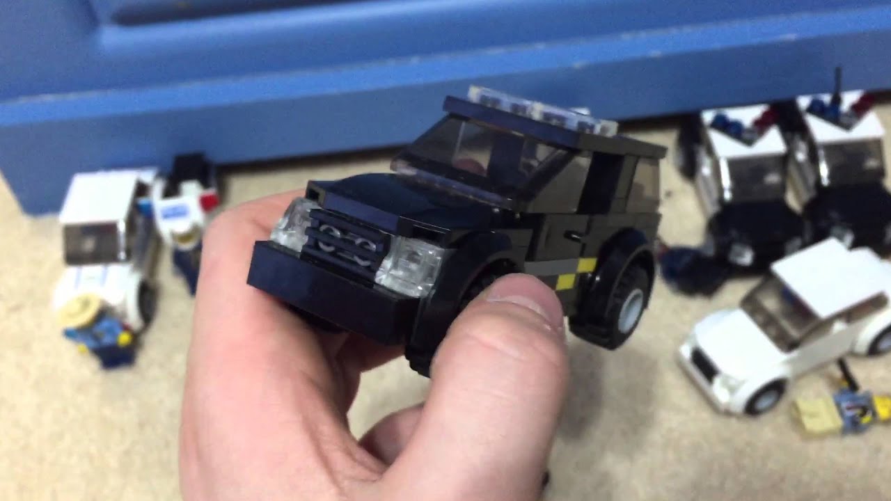 My custom Lego police fleet - YouTube