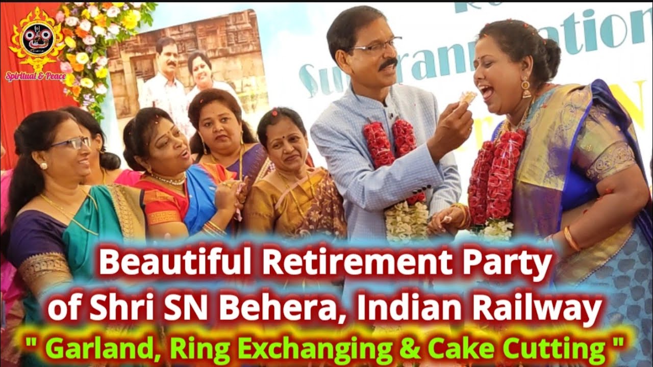 Retirement Party - Shri SN Behera, Indian Railway - YouTube