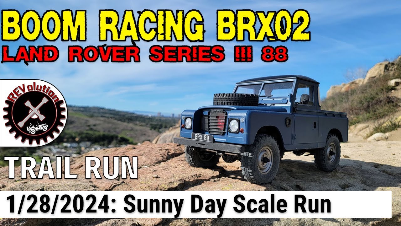 Boom Racing BRX02 Land Rover Series III 88 - Trail Run - 1-28-2024 ...