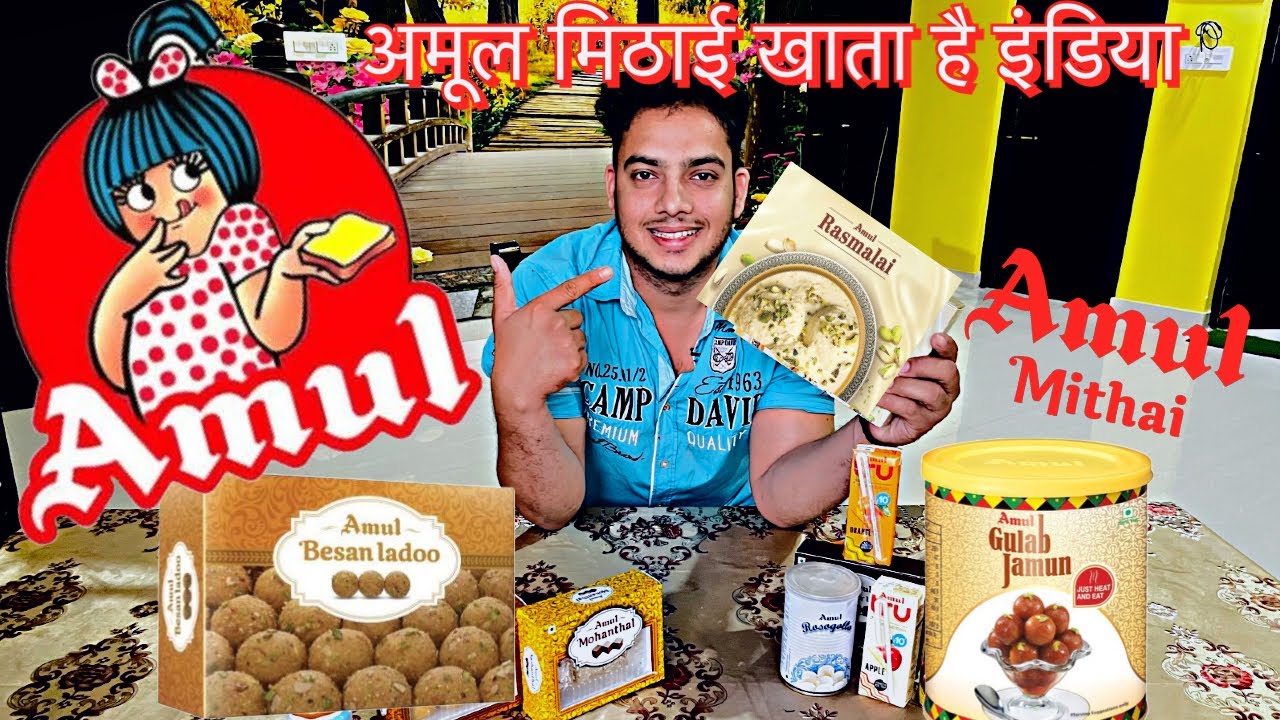 Amul mithayi reviews | amul rasmalayi | Amul milk factory | Amul ghee ...