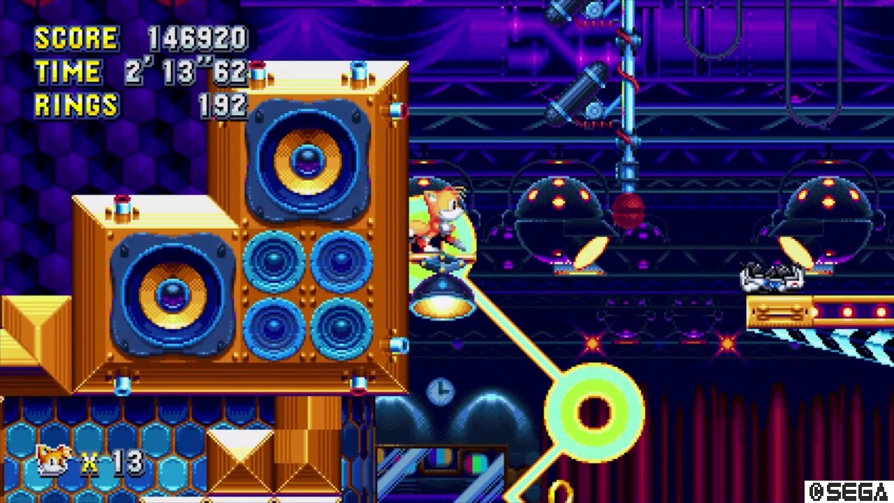 소닉매니아 테일즈 진엔딩 Studio Police Zone & Flying Battery Zone - YouTube