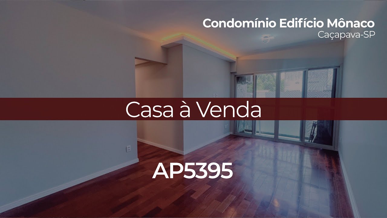 AP5395 - Apartamento à venda no Edifício Mônaco - Caçapava/SP ...