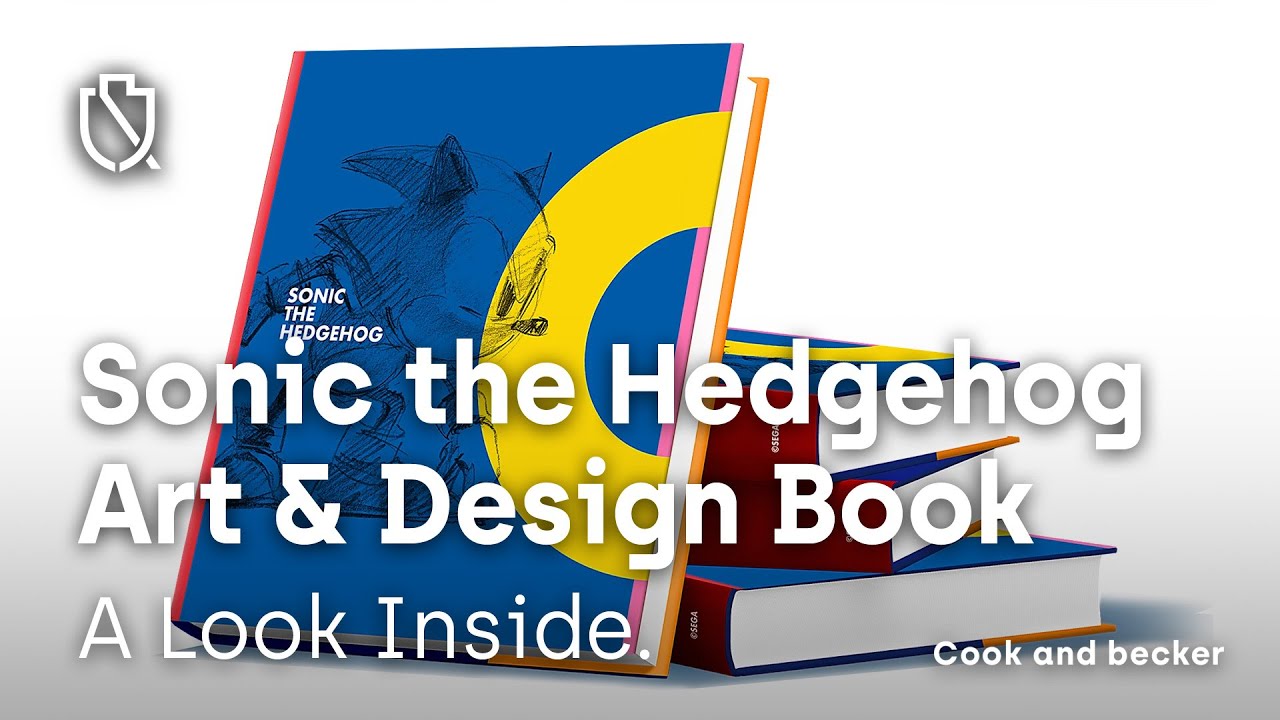 SONIC THE HEDGEHOG Art & Design Book: A Closer Look at Our Book - YouTube