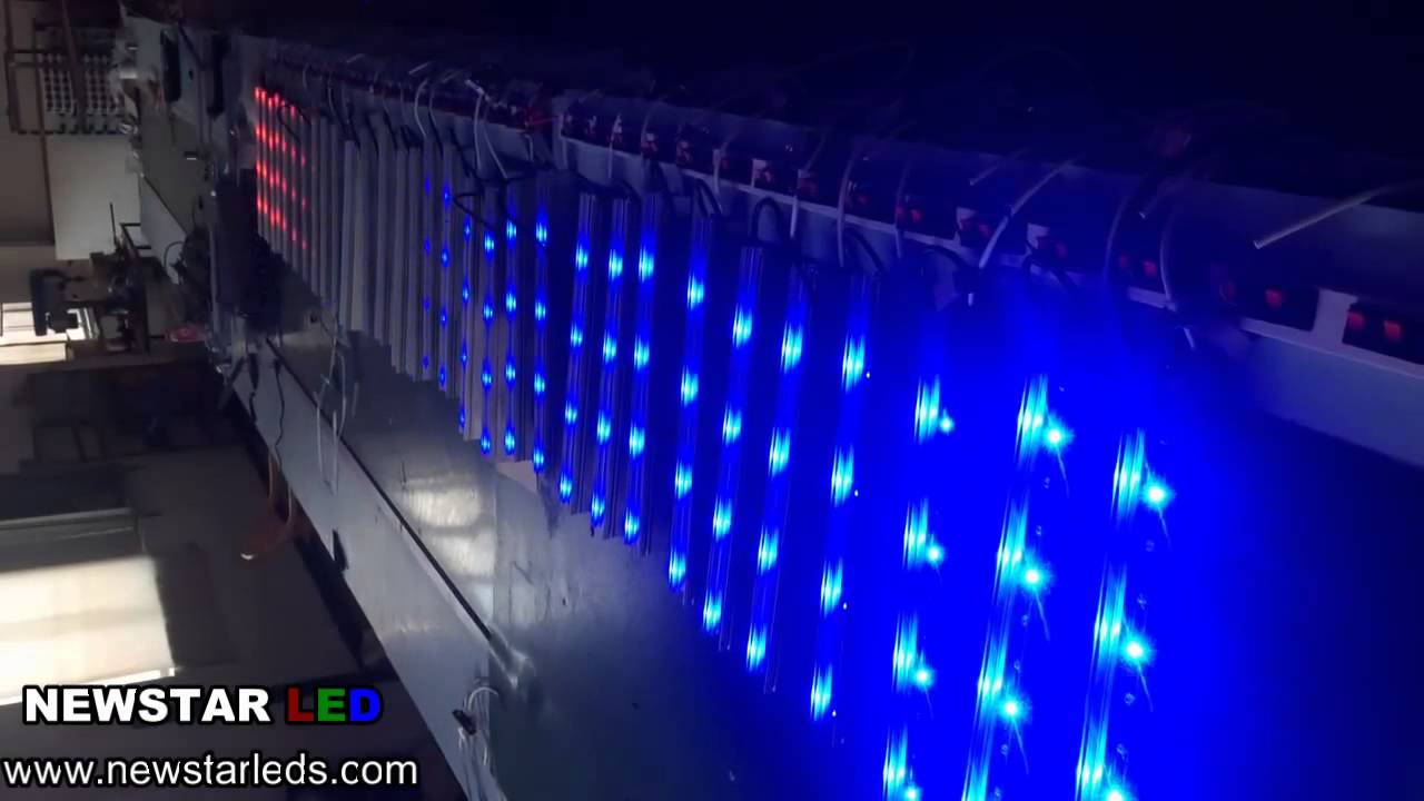 DMX RGB LED wall washer light, DMX RGB Linear Bar Wall Washer LED Light ...